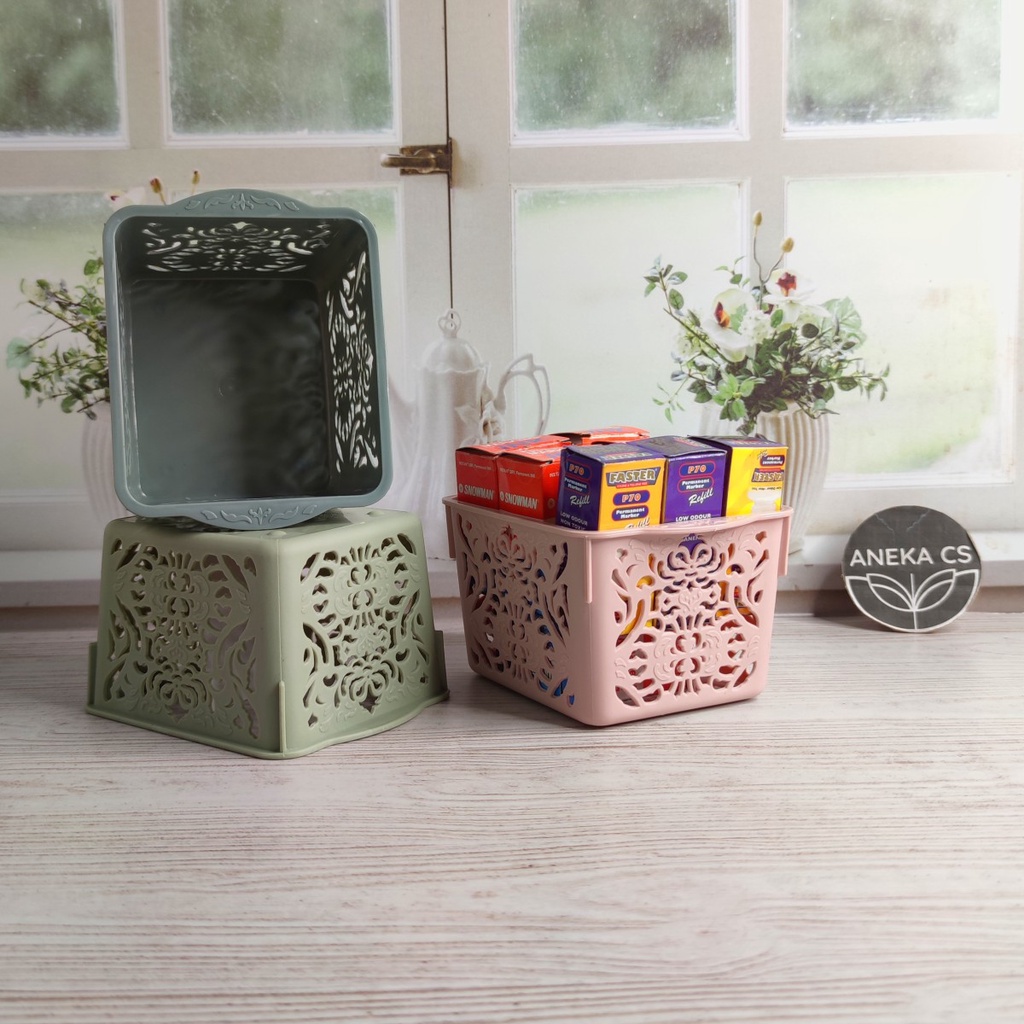 Jual 2 Keranjang Serbaguna - Keranjang Plastik - Tempat Penyimpanan ...