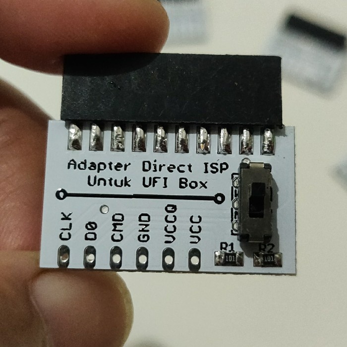 Jual Adapter Direct ISP Emmc Khusus UFI Box Output Plus Resistor dan ...