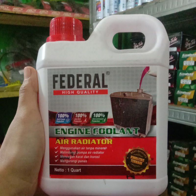Jual Radiator Coolant Federal kemasan 1Liter | Shopee Indonesia