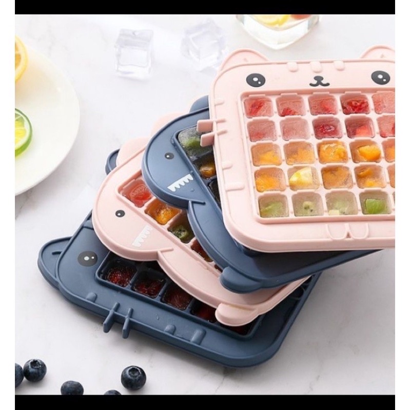 Jual LRMS Cetakan Es Batu Karakter Lucu Model Kucing Tempat Ice Cube ...