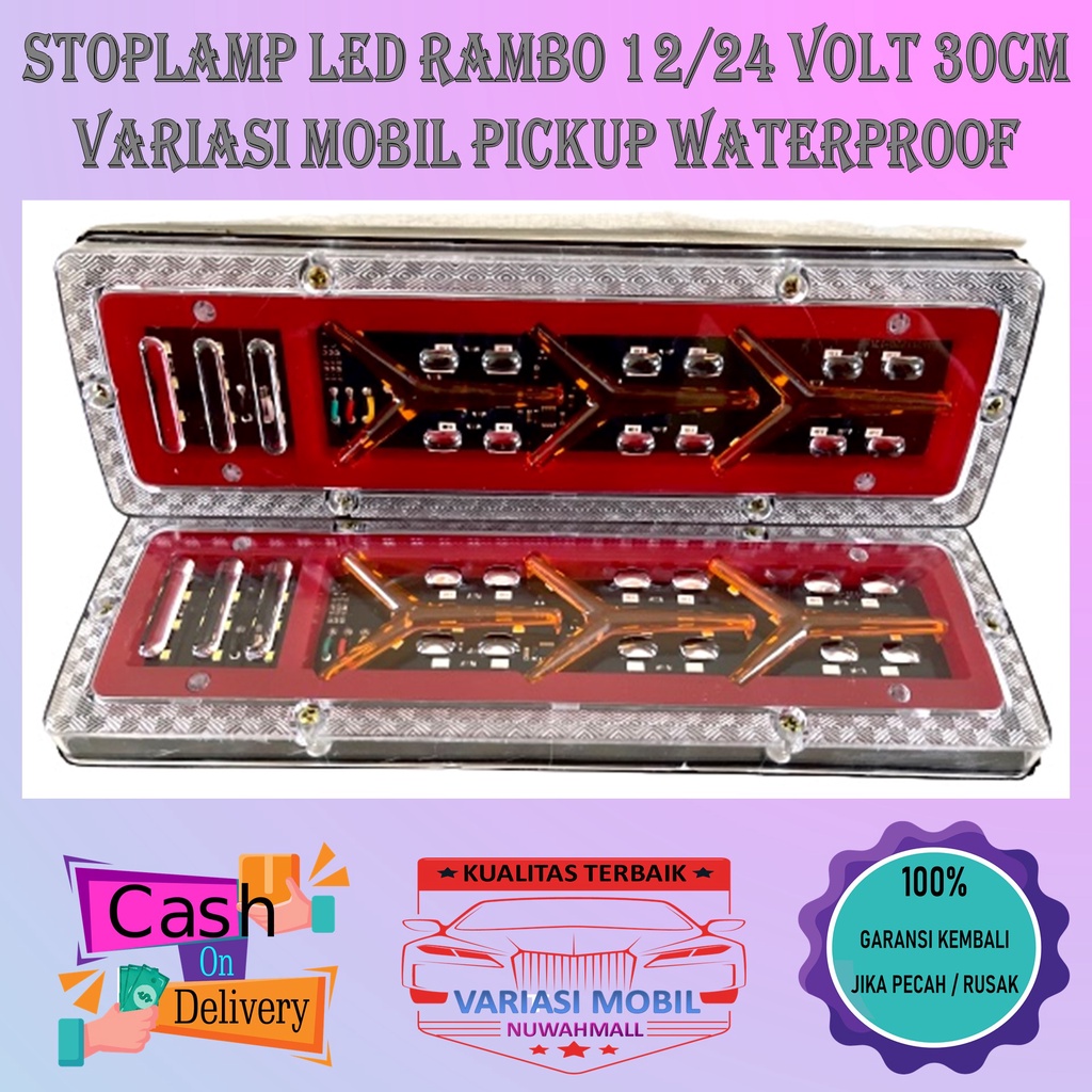 Jual Stoplamp Lampu Rem Belakang Stop Lamp LED Pickup L300 Carry Futura ...