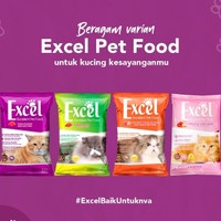 Jual EXCEL CAT FOOD 20KG (1 zak isi 40 FRESHPACK) / Makanan Kucing ...