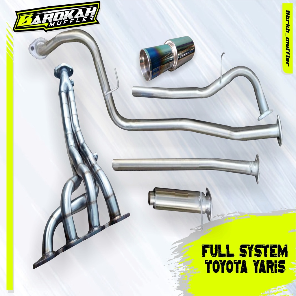Jual Full System Knalpot Mobil Racing Toyota Yaris | Shopee Indonesia