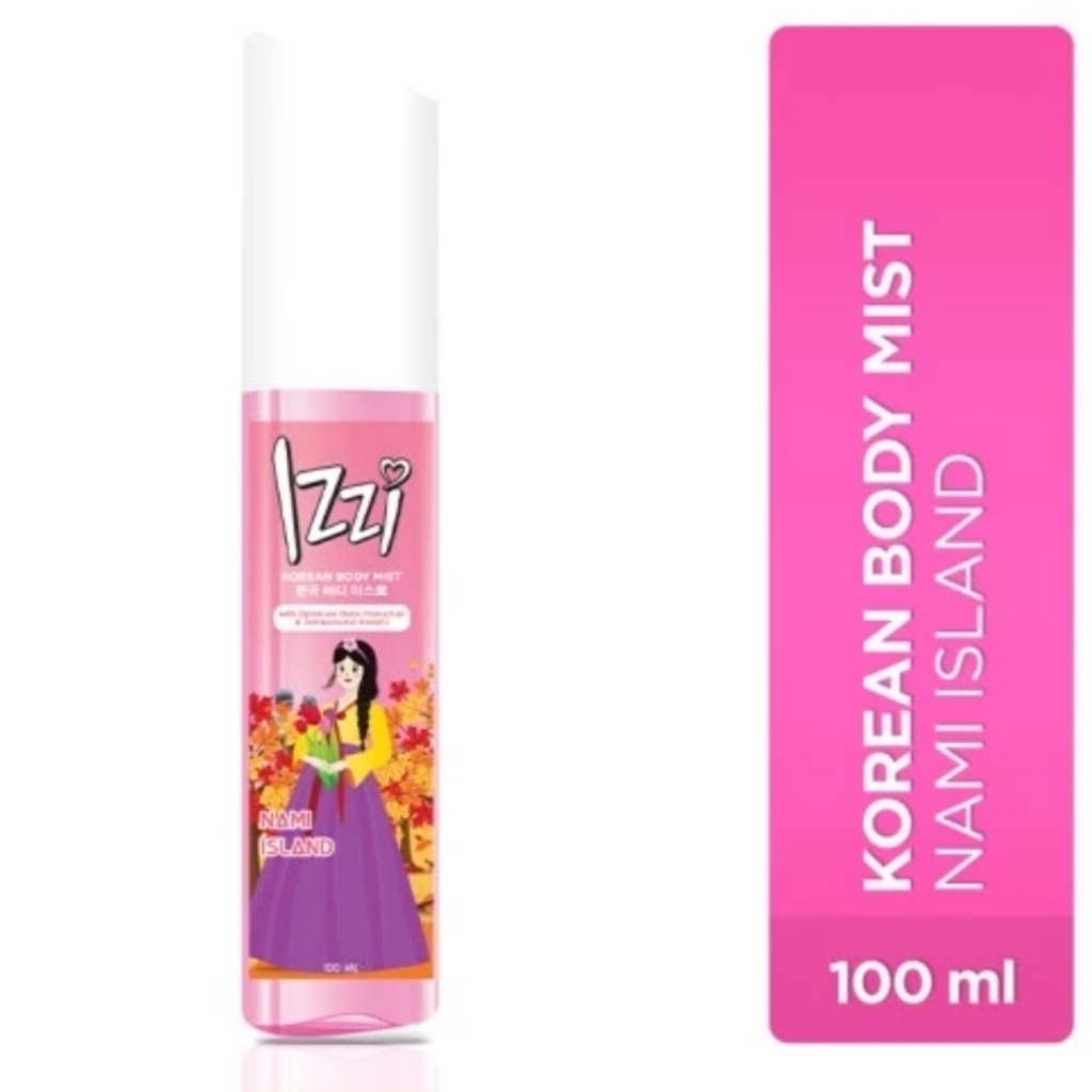 Jual Izzi Body Mist Spray Korean 100ml - Nami Island | Shopee Indonesia