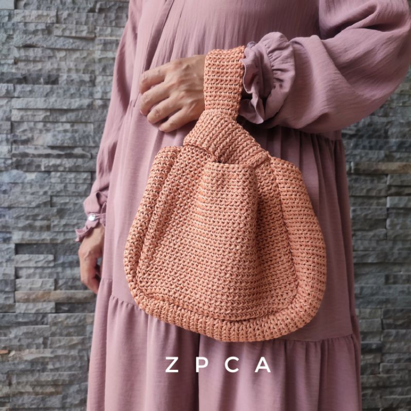 Jual Tas Rajut Knot Bag Tas Pesta Tas Jinjing Kekinian | Shopee Indonesia