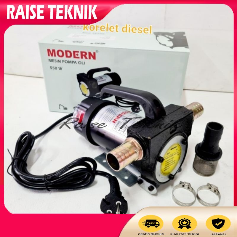Jual POMPA OLI & SOLAR MODERN LISTRIK FY 608 220V 550WATT | Shopee ...