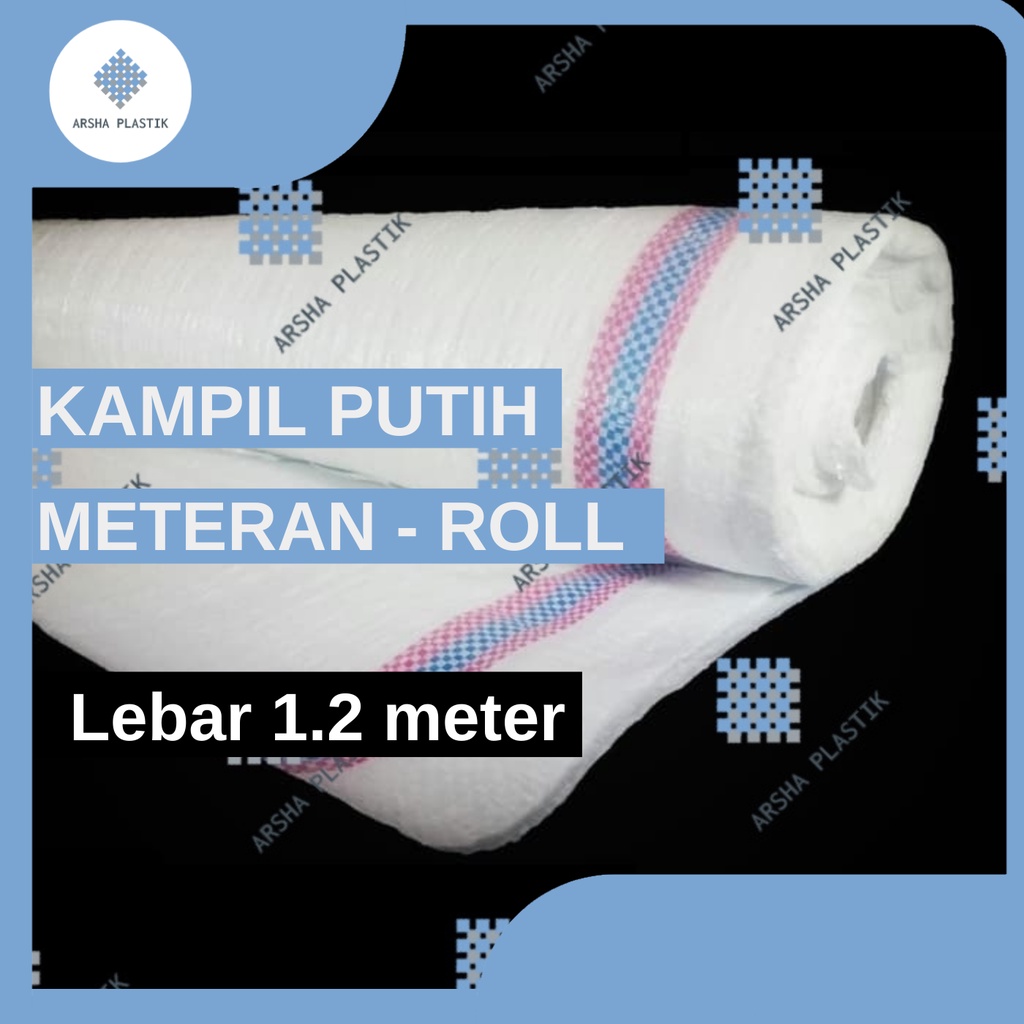 Jual Karung/Bagor/Kampil Putih Meteran Panjang Pagar Packing | Shopee ...
