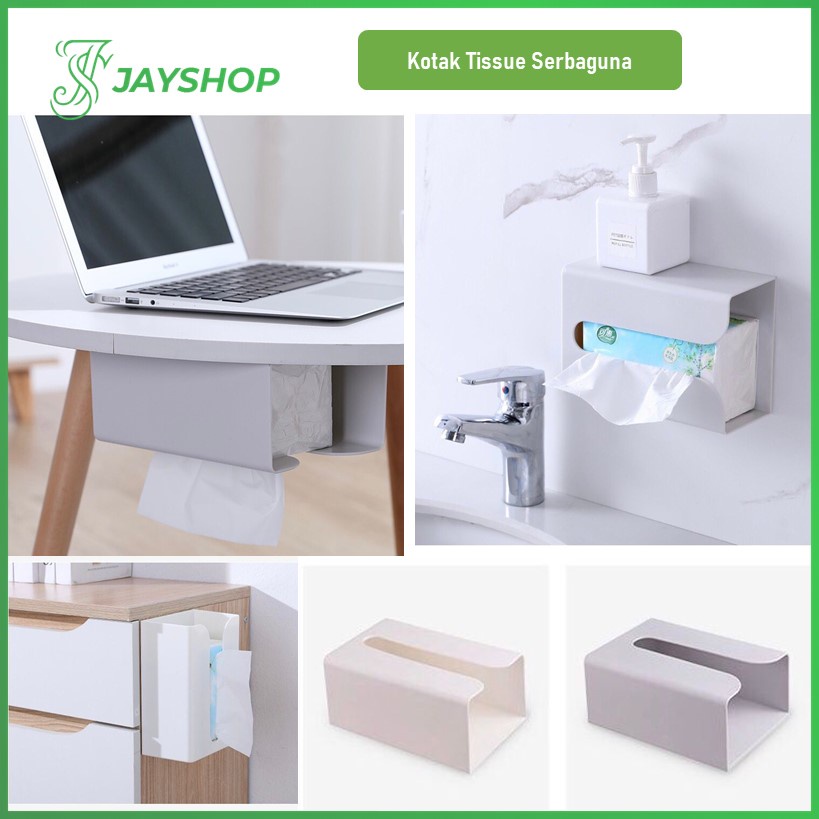 Jual Kotak Tempat Tissue Tempel Dinding Dapur Meja Serbaguna Tissue Box ...