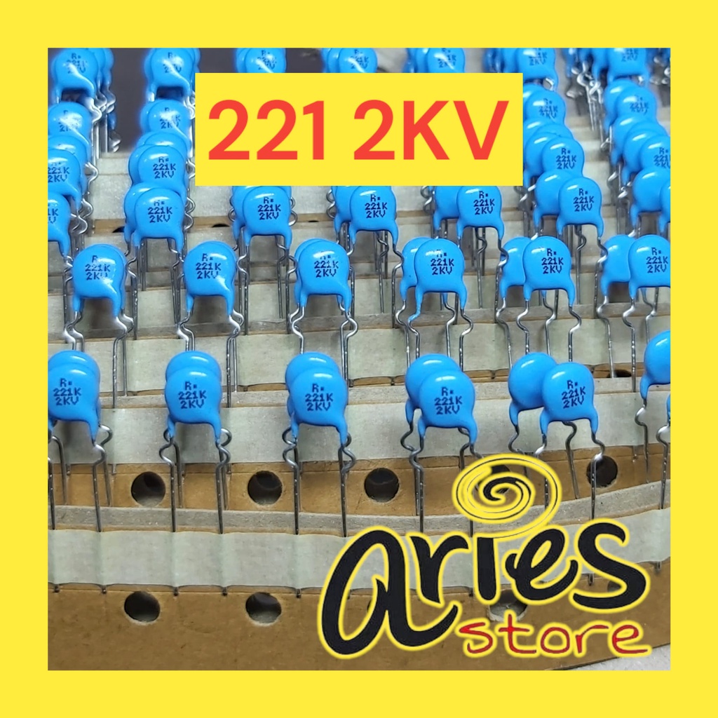 Jual CAPASITOR 221 2KV KERAMIK 220pf 2KV | Shopee Indonesia
