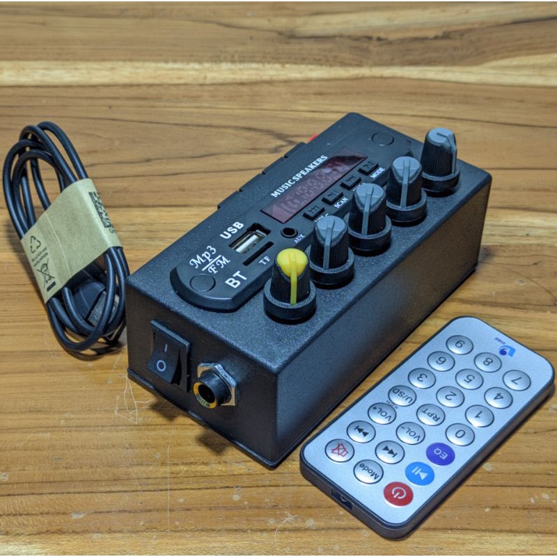 Jual Ampli Mini Bluetooth Karaoke(5 volt 5 Potensio) | Shopee Indonesia