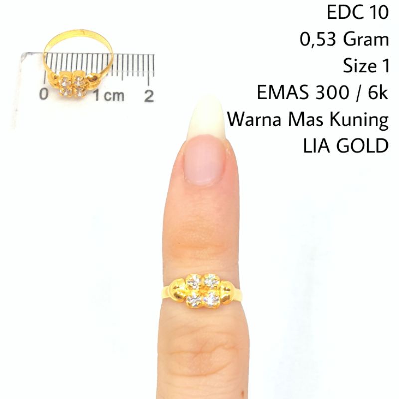 Jual Cincin Bayi & Anak EMAS 300 / 6K ( TOKO MAS LIA GOLD BEKASI ...