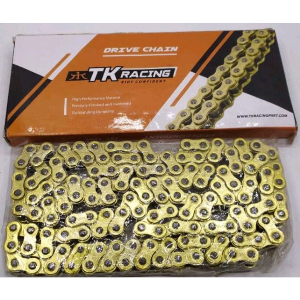 Jual TK Racing Rantai Roda Motor 428HS 130L Gold | Shopee Indonesia