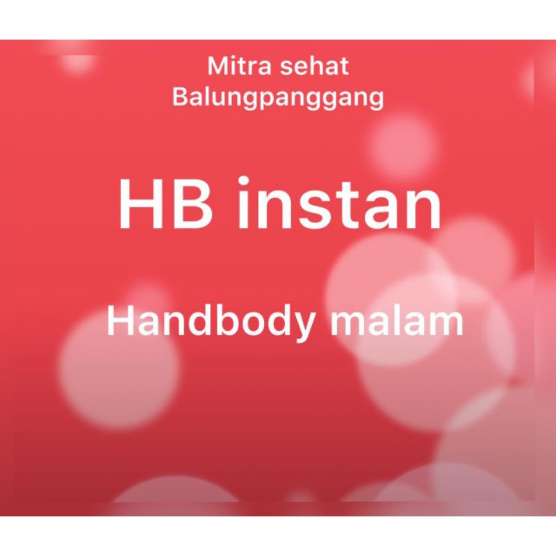 Jual HB instan (Handbody malam) | Shopee Indonesia