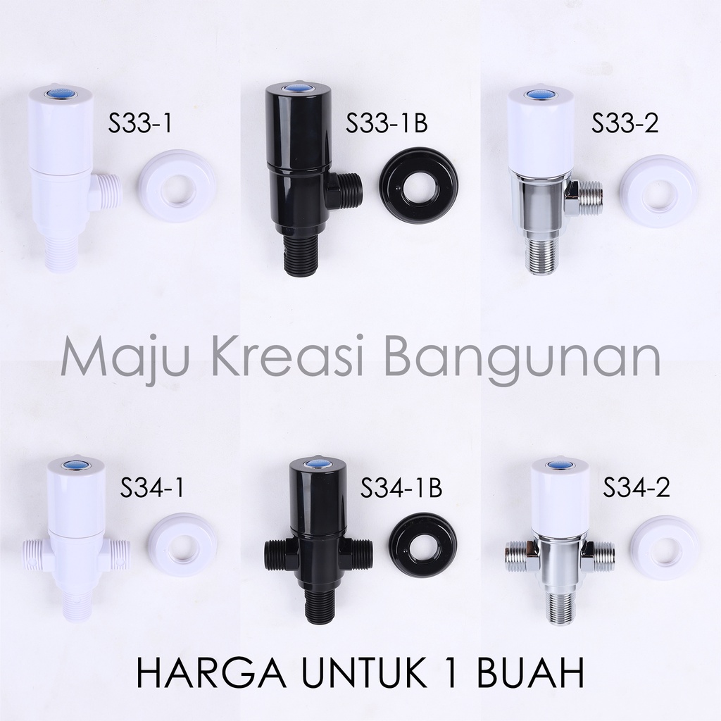 Jual Stop Kran Kloset Soligen 1 2 Cabang Single Double PVC Jet Shower New Keran Bidet Kamar ...