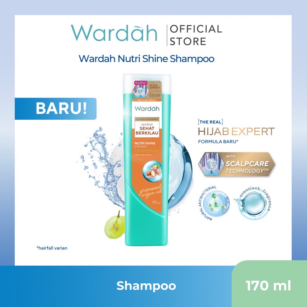 Jual WARDAH Shampoo Indonesia / Sampo Rambut 170ml / The Real Hijab ...