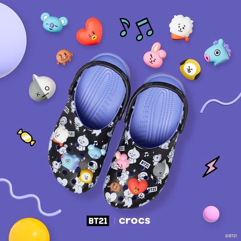 Jual BT21 x CROCS Official BTS Jibbitz | Shopee Indonesia