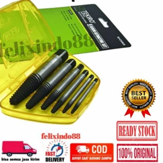 Jual TEKIRO HAND TAP TAB ULIR BALIK DRAT KIRI BAUT PATAH 6 PCS SCREW ...