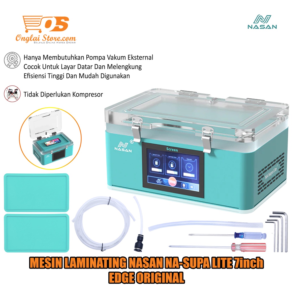 Jual Mesin Laminating LCD Nasan NA-SUPA LITE 7 IN Curved Edge 2 IN 1 ...