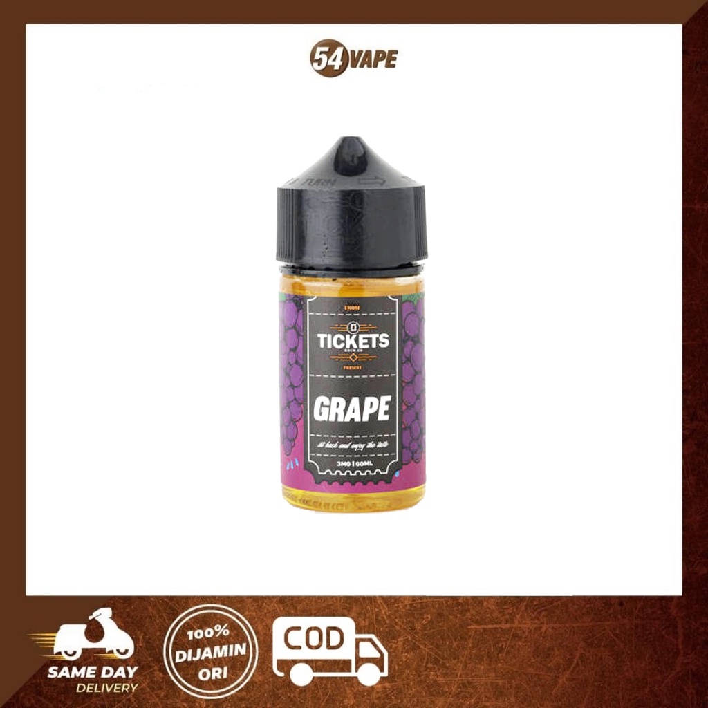 Jual TICKETS GRAPE 60ML | Shopee Indonesia