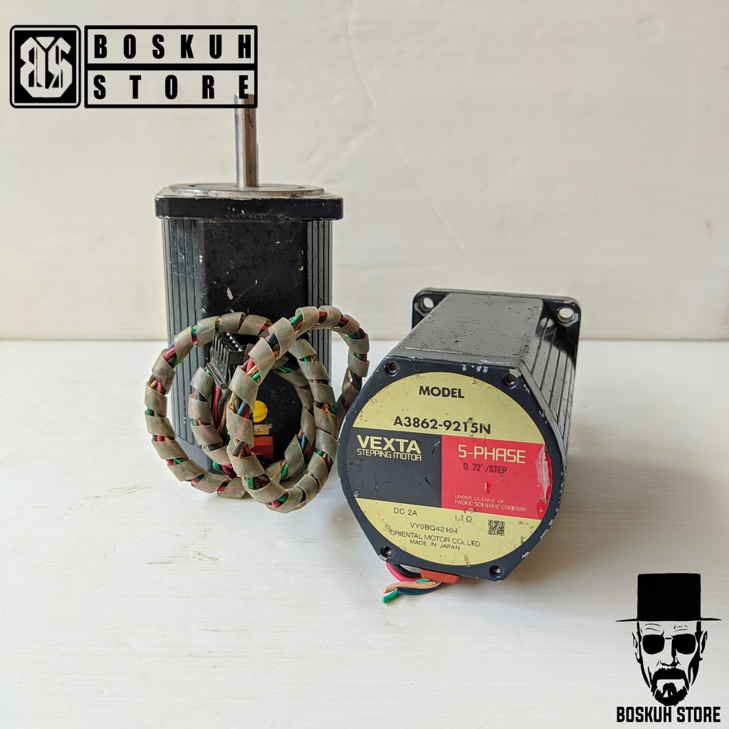 Jual Stepper Nema Vexta A3862-9215N 5 PHASE DC 2A 1.1 OHM 0.72°/STEP | Shopee Indonesia