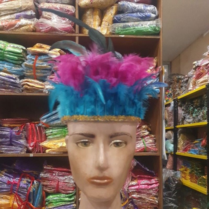 Jual Aksesoris Kepala Bulu Tari / Karnaval / Adat Papua / Adat Irian ...