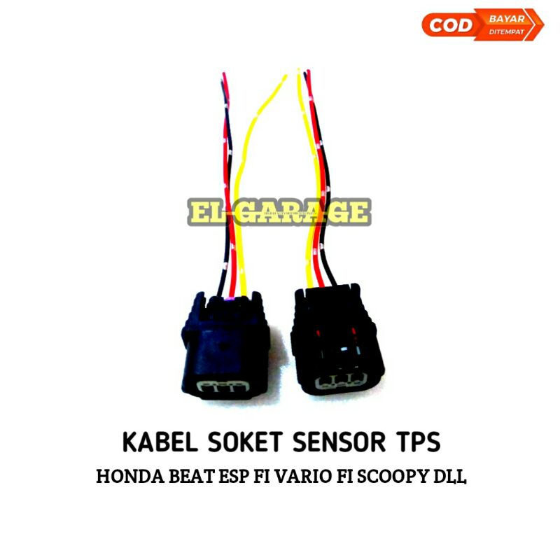 Jual Kabel soket sensor tps tvs honda beat fi scoopy fi verza revo ...