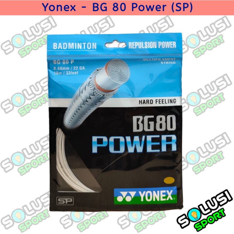 Jual Senar YONEX BG 80 POWER SP Raket Badminton Bulutangkis Original | Shopee Indonesia