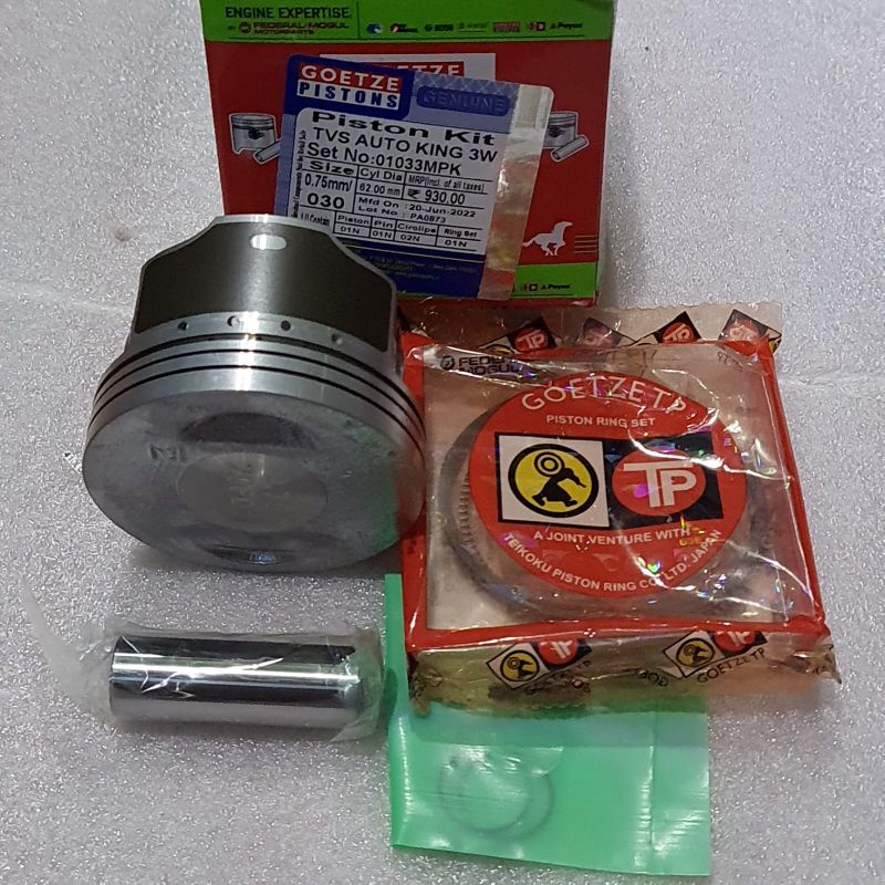 Jual PISTON KIT SEHER O/S 100 TVS KING / TVS KARGO BOX / TVS PICK UP ...