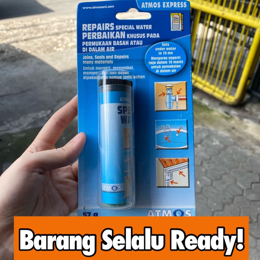 Jual Penambal Permukaan Basah Pipa UnderWater ATMOS Tahan Air Mudah ...