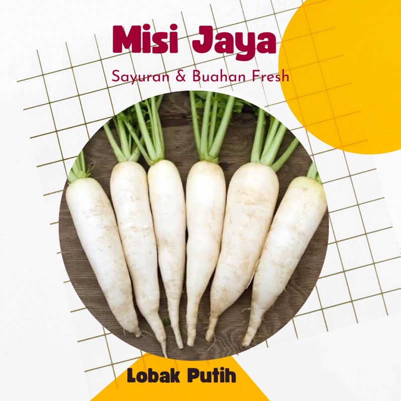 Jual Lobak Putih 500g | Shopee Indonesia