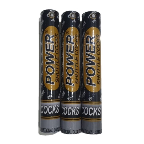 Jual Shuttlekock Badminton Power Hitam/Kok Bulutangkis Power Hitam ...