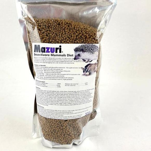 Jual Mazuri Insectivore Mammals Diet - Makanan Sugar Glider Landak Mini ...