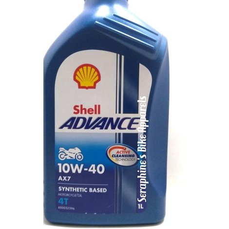 Jual OLI MOTOR SHELL ADVANCE AX7 4T 10W-40 1L -SEMI SYNTHETICS, RCE TECH | Shopee Indonesia