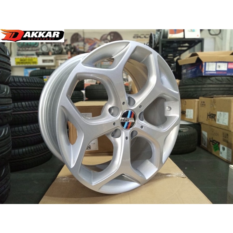 Jual Velg Racing BMW Seri 3 Ring 17 Merk Hsr Subi Warna Silver Original Hsr Wheel R17 Pelek Bmw ...