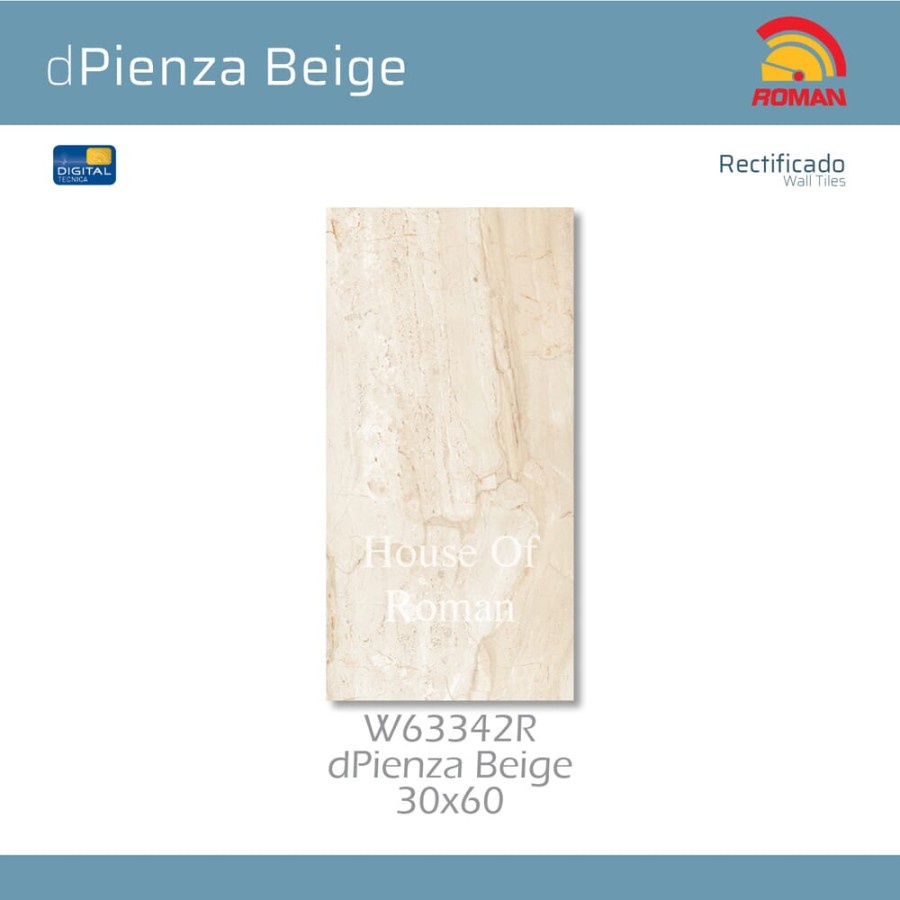 Jual ROMAN KERAMIK DPIENZA BEIGE 30X60R W63342R (ROMAN HOUSE OF ROMAN ...