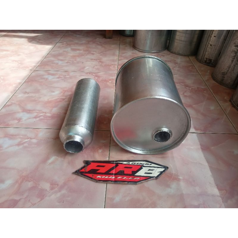 Jual TABUNG STANDAR KNALPOT DEPAN BELAKANG MOBIL AYLA, CALYA, SIGRA ...