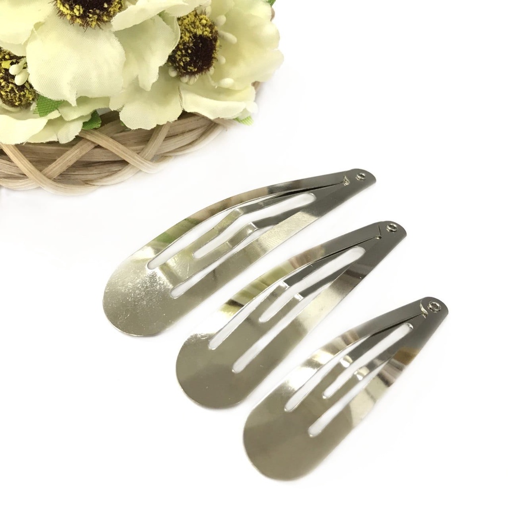 Jual JEPIT TIKTOK SILVER / JEPIT RAMBUT BESI / JEPIT TIKTOK SEGITIGA ...