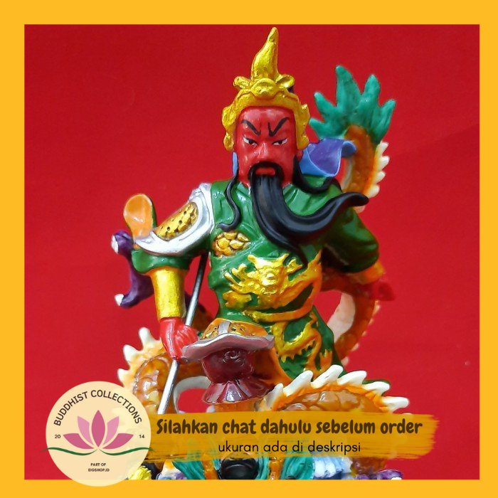 Jual patung dewa kuan kong naga t23 | Shopee Indonesia