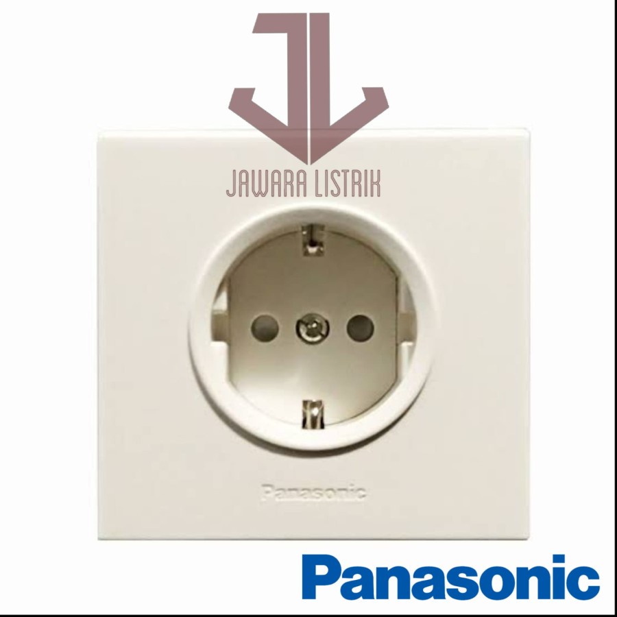 Jual STOP KONTAK PANASONIC WHITE STYLE CP CHILD PROTECTION WESJP1121 ...