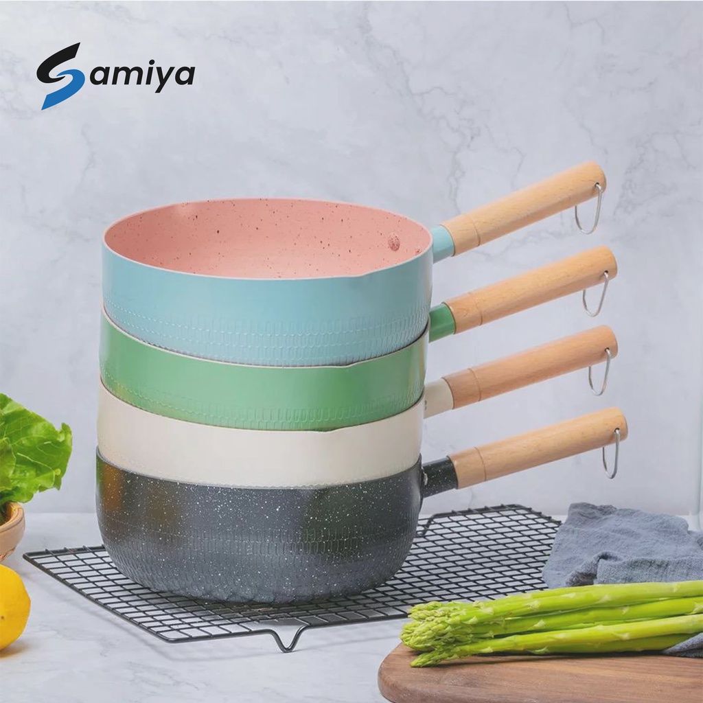 Jual snow pan japanese style alumunium alloy stone non stick / panci ...