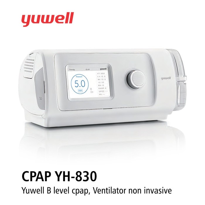 Jual CPAP BIPAP Bi-level PAP Yuwell YH 830 Breathcare II BN | Shopee Indonesia