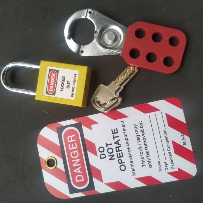Jual Generic Generic Lockout Tagout Kit - Safety Lockout Padlocks Loto ...