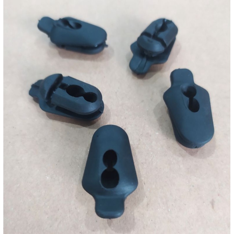 Jual karet frame cable guide rubber internal cable routing dua jalur ...