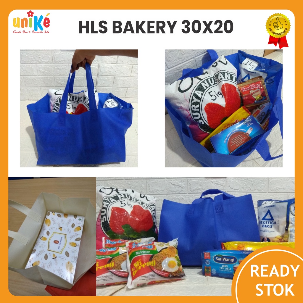 Jual Tas Spunbond Bakery 30x20 T20 Brownies Goodie Bag Press Bingkisan ...