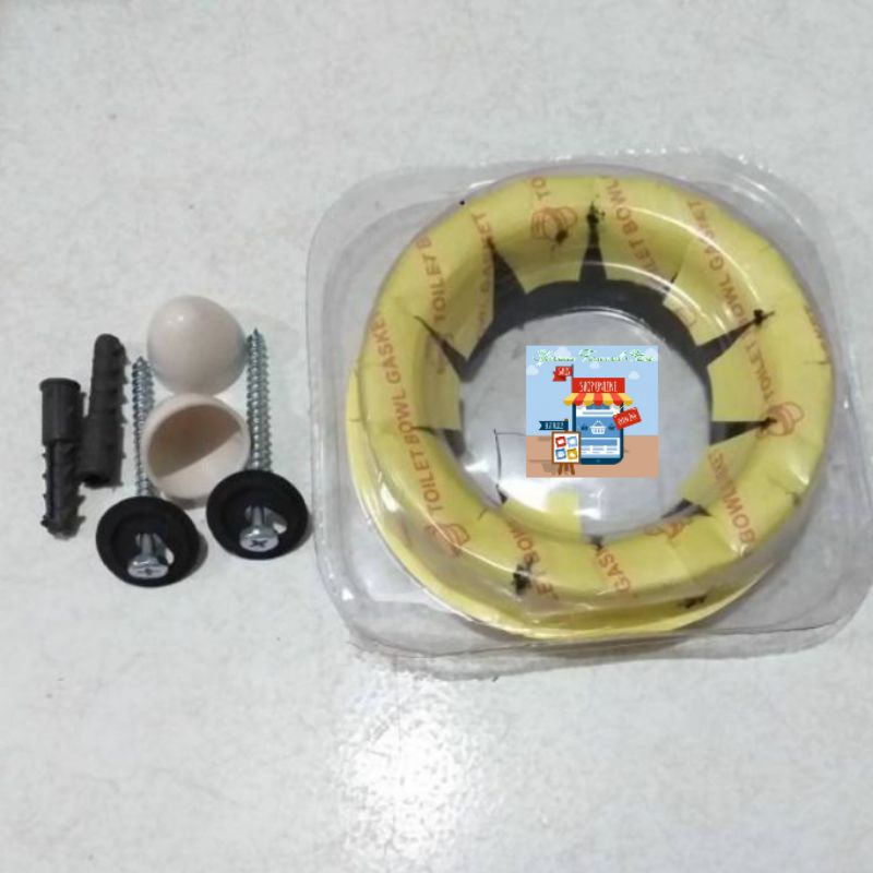 Jual SEAL GASKET CLOSET LEM DODOL KARET KLOSET DUDUK BAUT FISHER ...