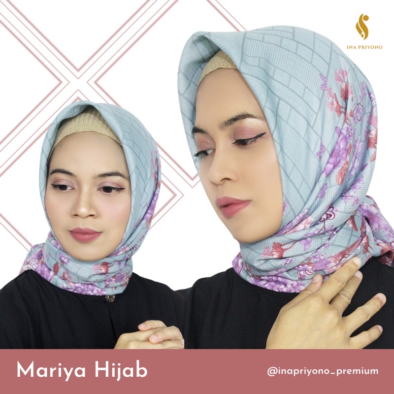 Jual MARIYA HIJAB MOTIF By Ina Priyono | Shopee Indonesia