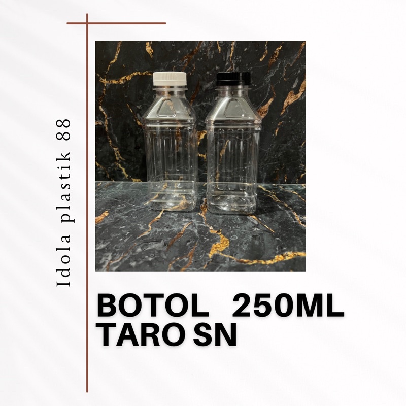 Jual Botol Taro 250ml SN ( min 25 pc grosir min 100pc ) | Shopee Indonesia