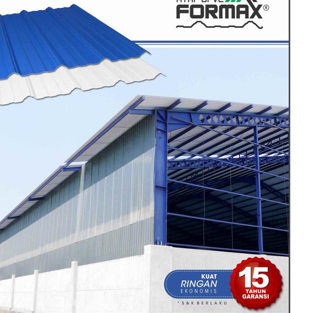 Jual Atap uPVC Formax Roof (Biru dan Putih Doff) | Shopee Indonesia