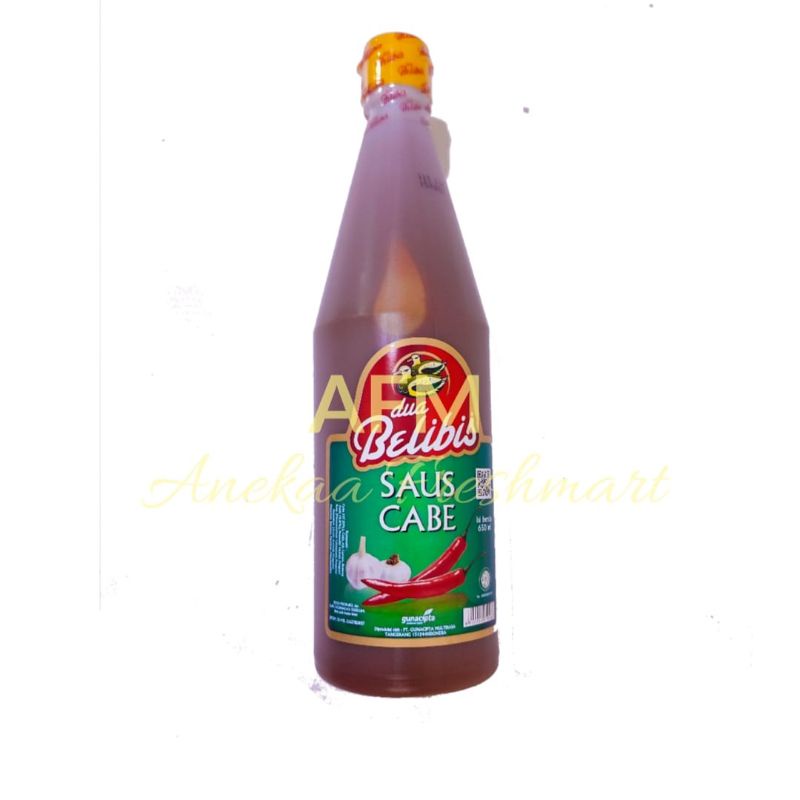 Jual SAMBAL CAP DUA BELIBIS 650GRAM BOTOL CUKA SAUS CABE BELIBIS SAUS ...