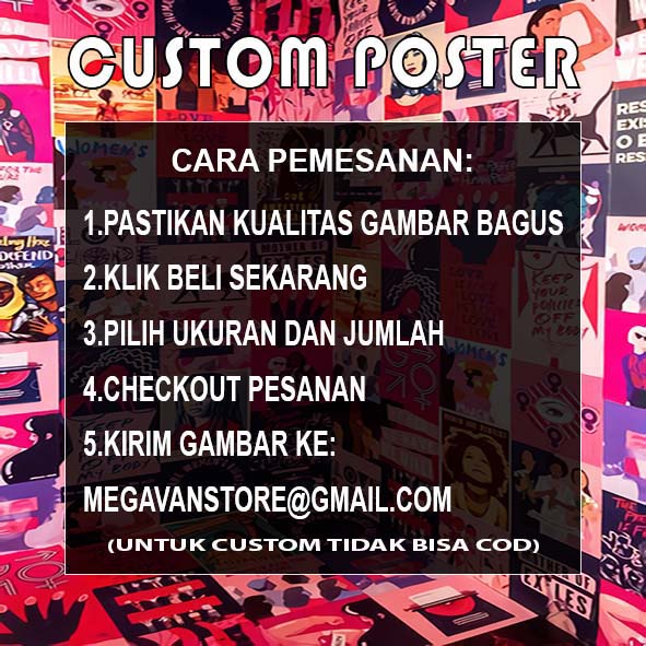 Jual POSTER KHUSUS CUSTOM / REQUEST / POSTER MURAH ISI 32 LEMBAR ...